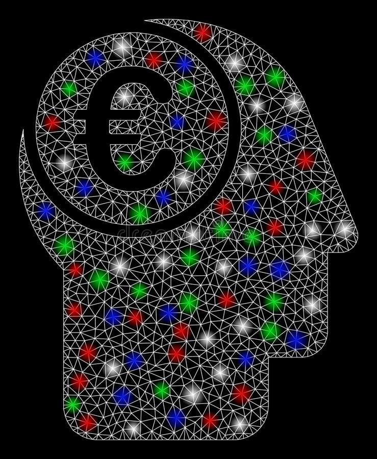 Euro Mind stock vector. Illustration of blue, greedy - 36792909