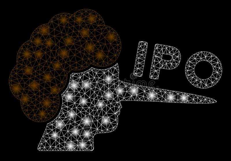 Flare Mesh 2D IPO Lier with Flare Spots Stock Vector - Illustration of ...