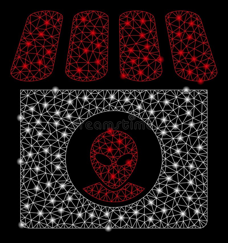 Bright Mesh Network Alien Shop with Flash Spots Stock Vector ... Bright Mesh Network Alien Shop with Flash Spots Stock Vector ...