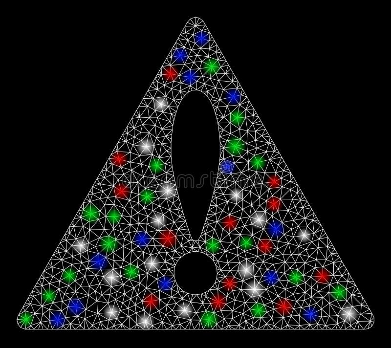 Bright Mesh Network Error with Light Spots Stock Vector - Illustration ...