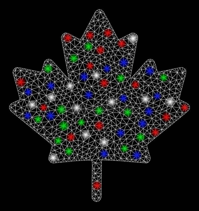 Maple Leaf Wireframe Stock Illustrations – 54 Maple Leaf Wireframe ...