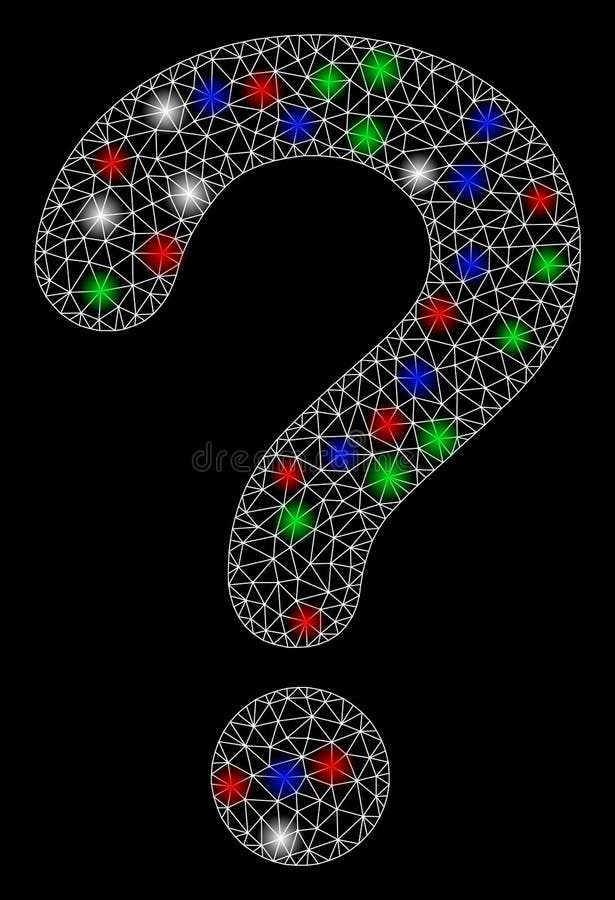 Network, and question mark stock illustration. Illustration of ideas ...