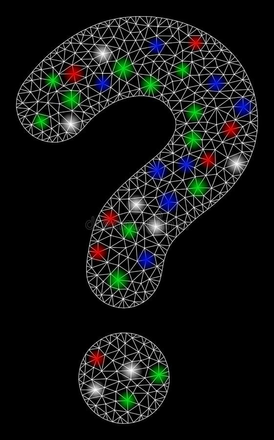 Network, and question mark stock illustration. Illustration of ideas ...