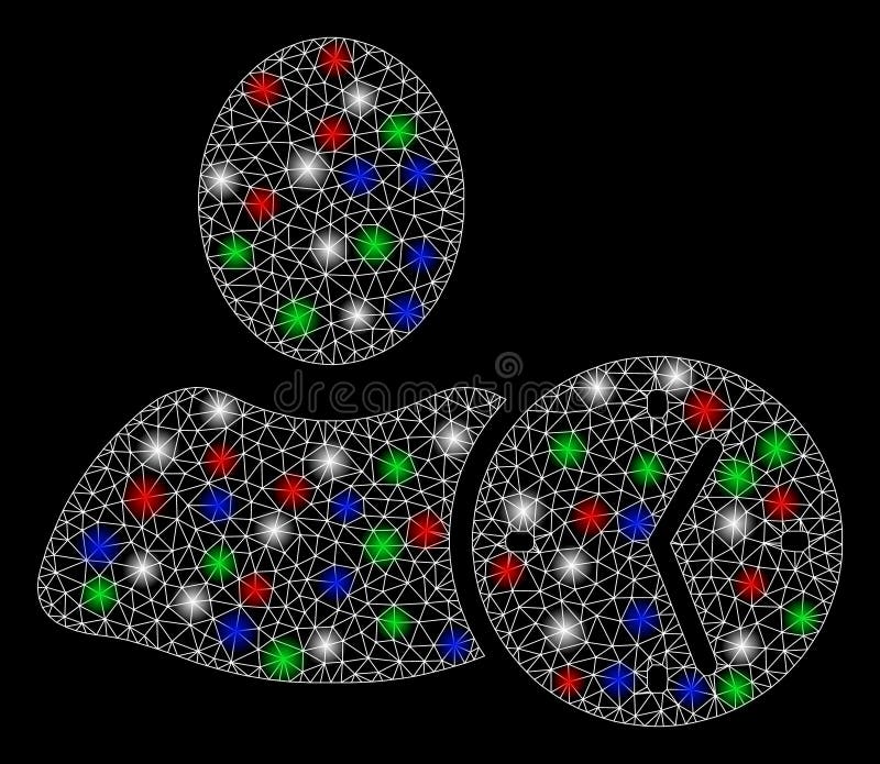 Stopwatch Time Wireframe Blue Stock Illustrations – 92 Stopwatch Time ...