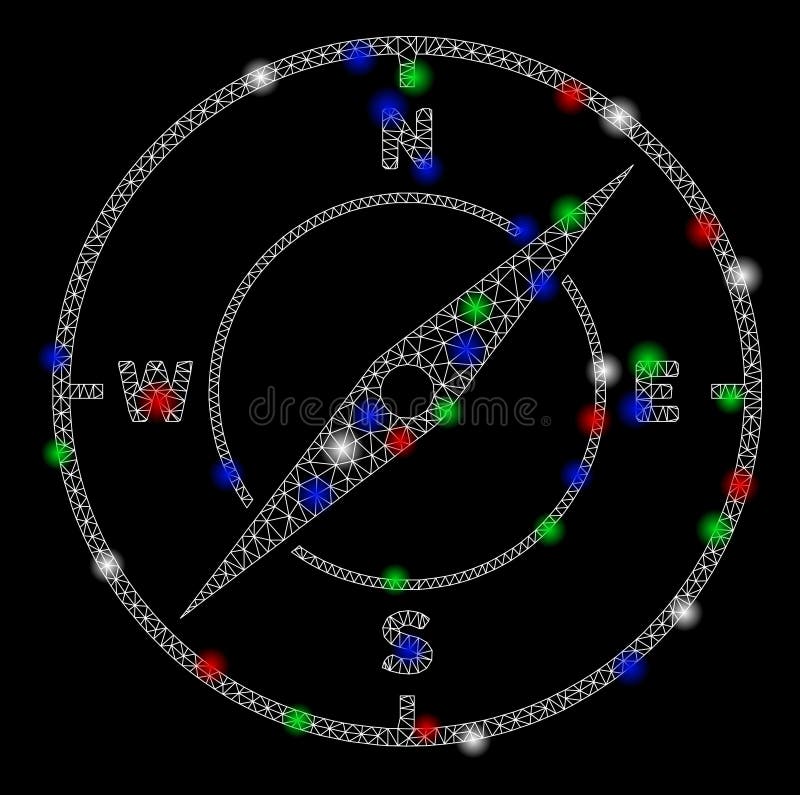 Frame with compass rose stock vector. Illustration of brigantine - 9391659