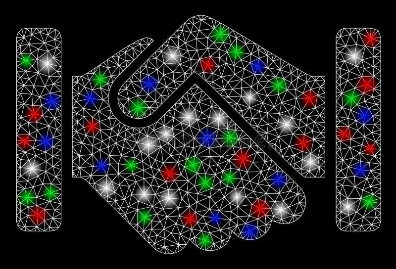 Handshake Wire Frame Stock Illustrations – 283 Handshake Wire Frame ...