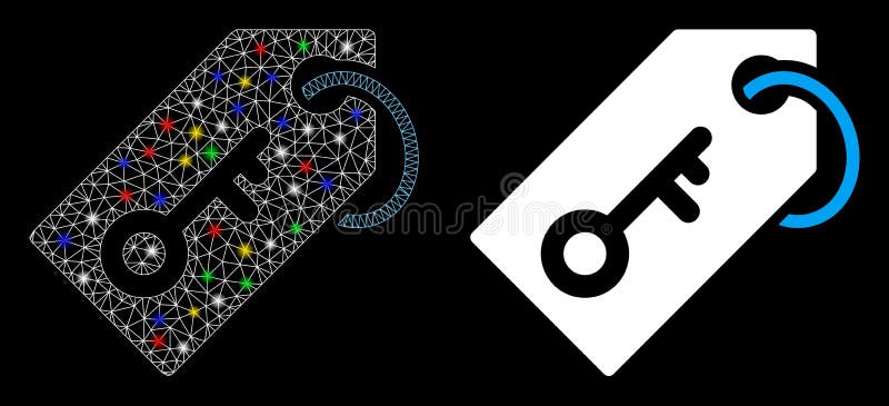 Key Token Vector Mesh Stock Illustrations – 7 Key Token Vector Mesh ...