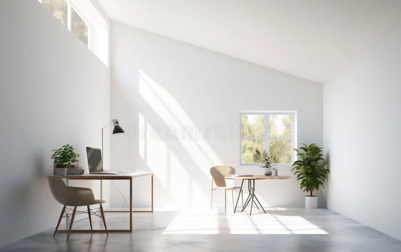 Bright Minimalist Home Interior - Clean and Contemporary Living Space ...