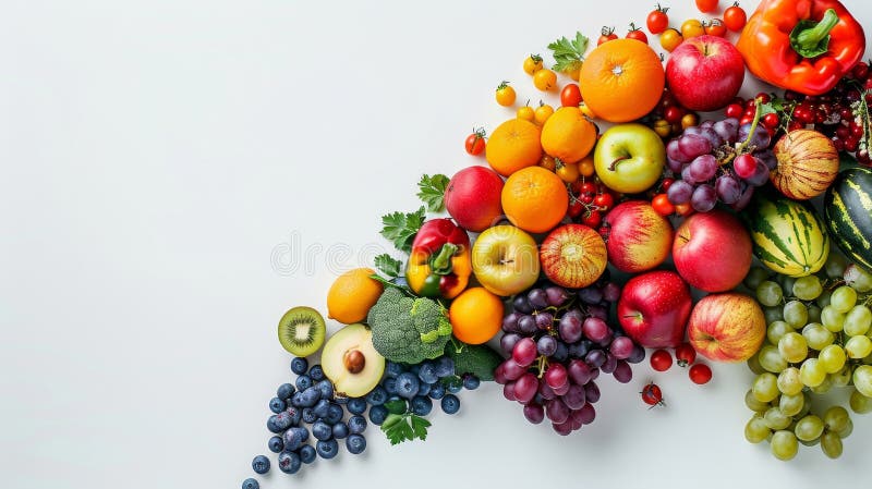 Bright Minimalistic Cornucopia Design on White Background - Ideal for ...