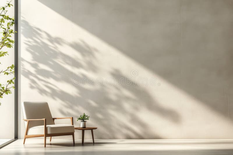 Bright and Minimalistic Interior Design Featuring a Cozy Seating Area ...