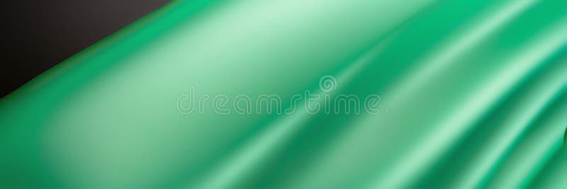 Bright Mint Green Soft Spotlight on Plain Black Ai Generated Stock ...