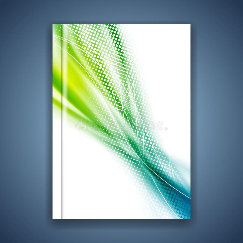 Bright Modern Abstract Dotted Folder Template Stock Vector ...