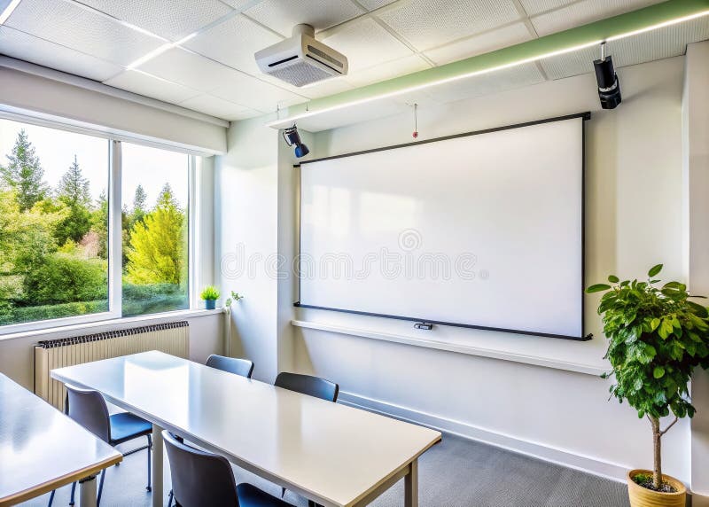 Bright and Modern Classroom Setting Educational Photography Featuring a ...
