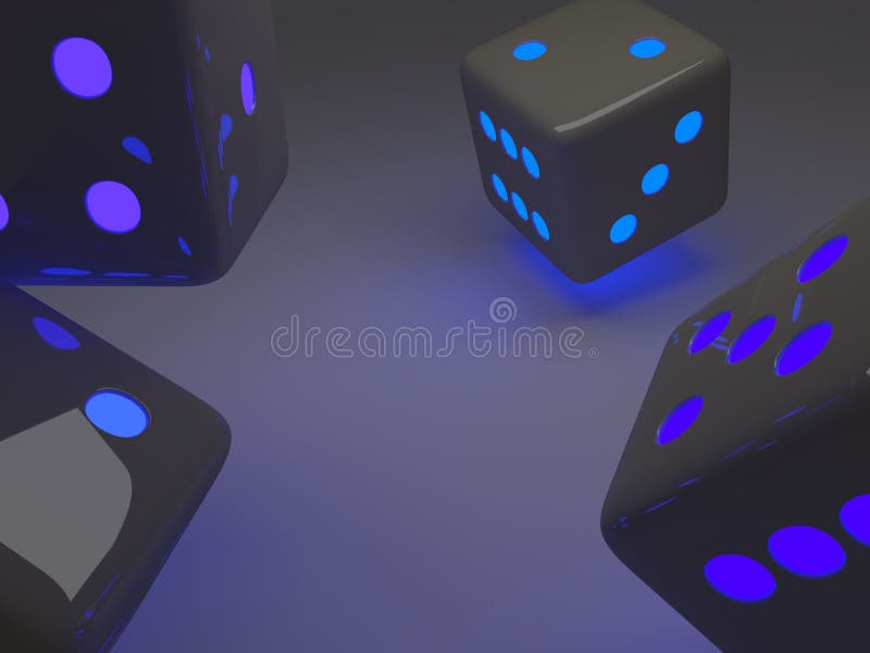 Bright modern dice stock illustration. Illustration of isolated - 132761612