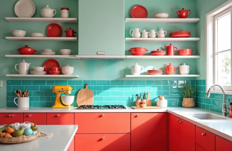 Bright Red Dishware Stock Illustrations – 1,708 Bright Red Dishware ...