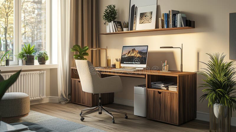 Bright and Modern Minimalist Workspace Interior Design for Relaxed ...