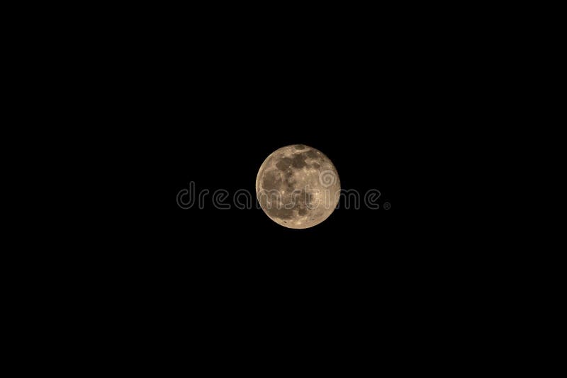 Bright Moon in the Night Sky Stock Photo - Image of moonlight, gloomy ...