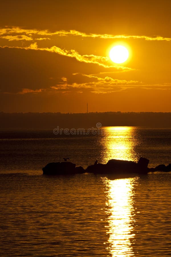 Bright morning light stock photo. Image of ocean, rock - 25148054