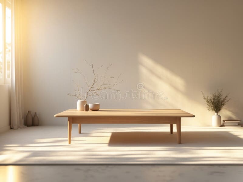 Bright Morning Light Family Room Center Table Stock Photos - Free ...