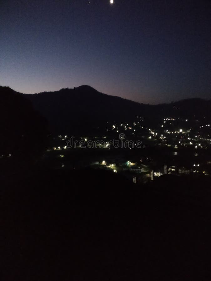 Bright Morning Light View of Bageshwar City Stock Image - Image of ...