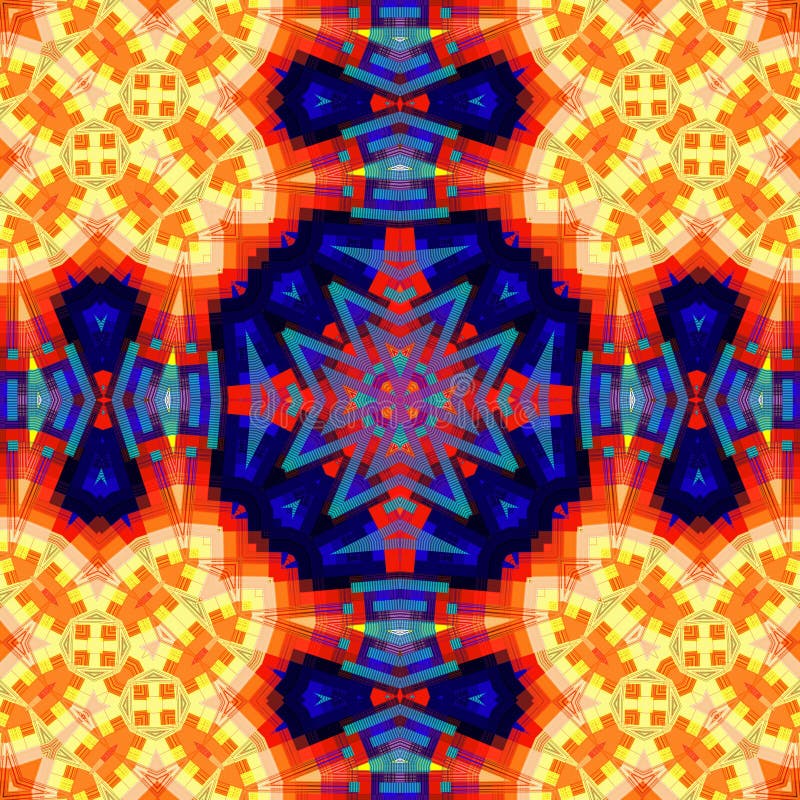 Bright Multi-colored Background with Abstract Pattern Stock ...