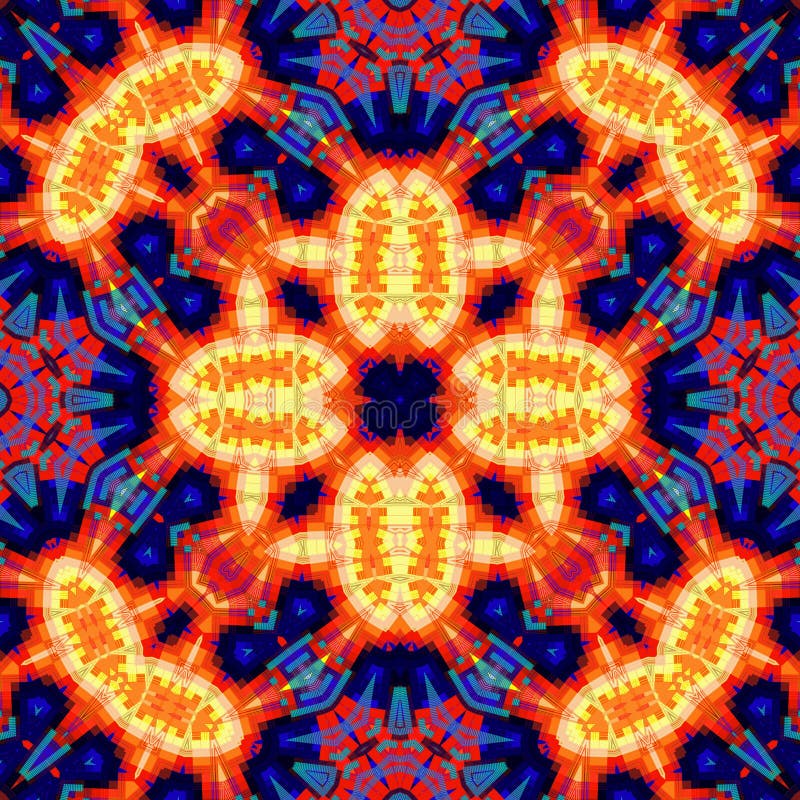 Bright Multi-colored Background with Abstract Pattern Stock ...