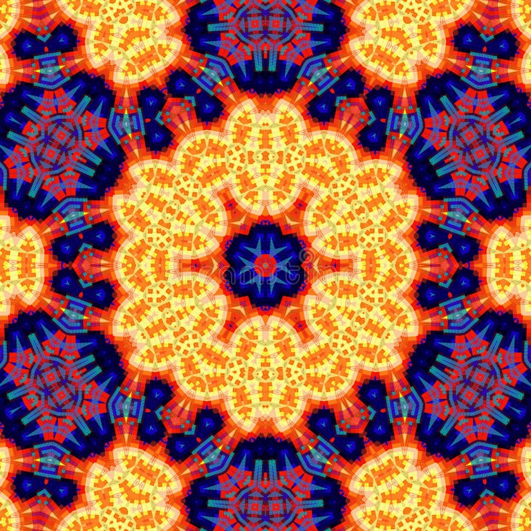 Bright Multi-colored Background with Abstract Pattern Stock ...