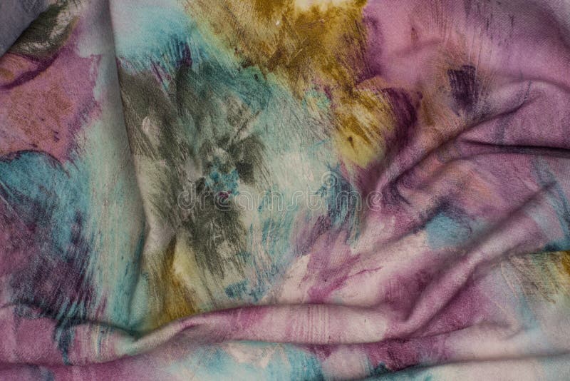 Bright Multi-colored Fabric. Stock Photo - Image of woolen, blue: 108928286