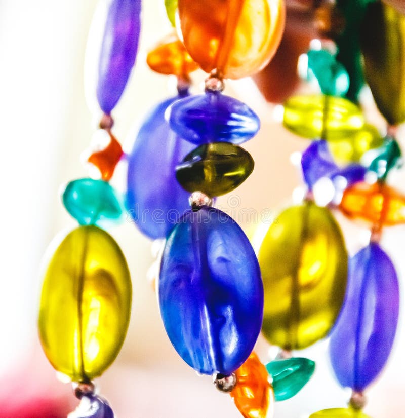 Bright Multi-colored Glass Beads Closeup. Blur and Abstraction Stock ...