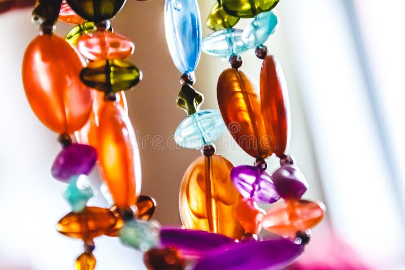 Bright Multi-colored Glass Beads Closeup. Blur and Abstraction Stock ...