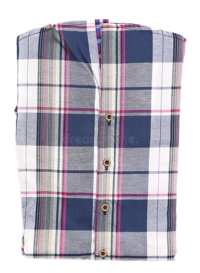 Bright Multi-colored Plaid Shirt. Stock Image - Image of style, cloth ...