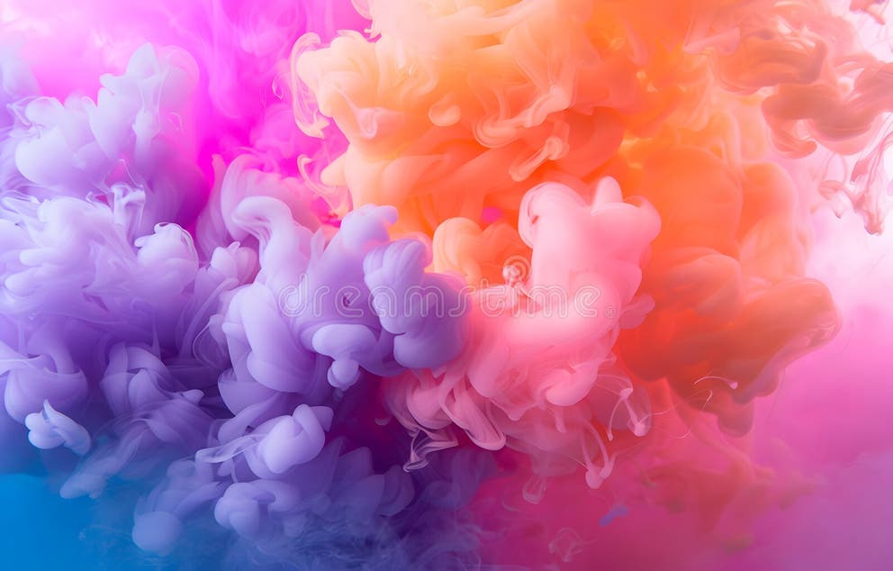 Bright multi-colored smoke stock image. Image of colorful - 321698291
