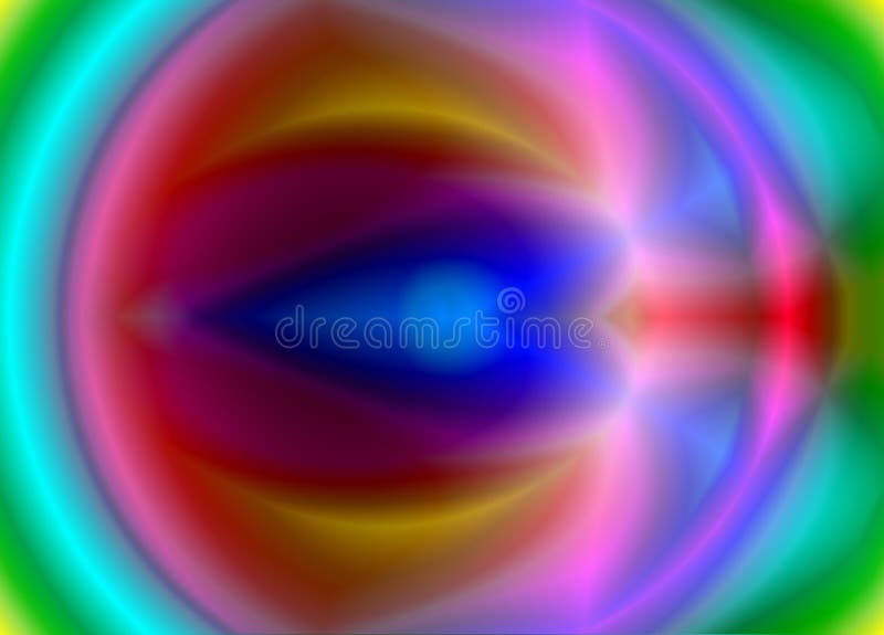 Bright Multi-coloured Fashion Illustration. Stock Vector - Illustration ...