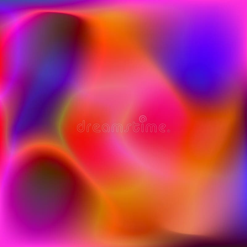 Bright Multicolor Abstract Background with Blurred Gradient and Liquid ...