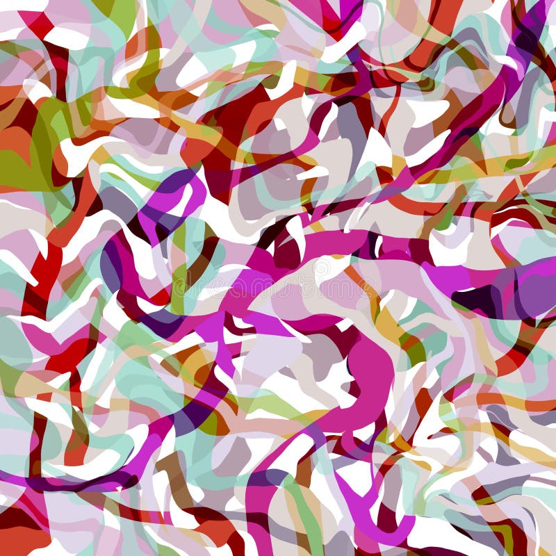 Bright Multicolor Abstract Geometric Wavy Layered Marble Pattern White ...