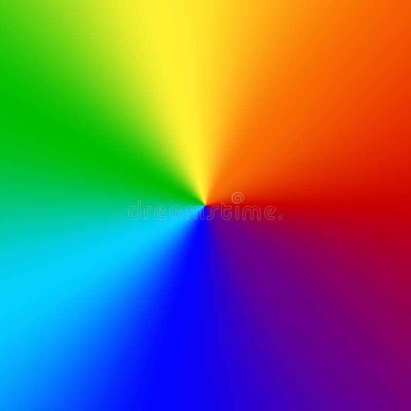Multicolor Rainbow Background, Conical Gradient. Vector Stock Vector ...