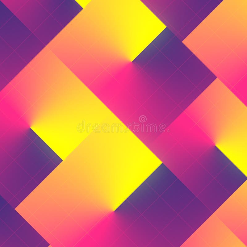 Bright Multicolor Geometric Background for Graphic Design. 3d Rendering ...