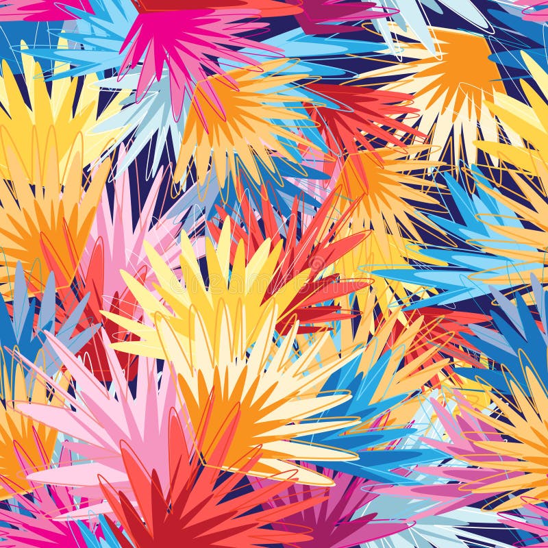 Bright Multicolored Abstract Pattern Stock Vector - Illustration of ...