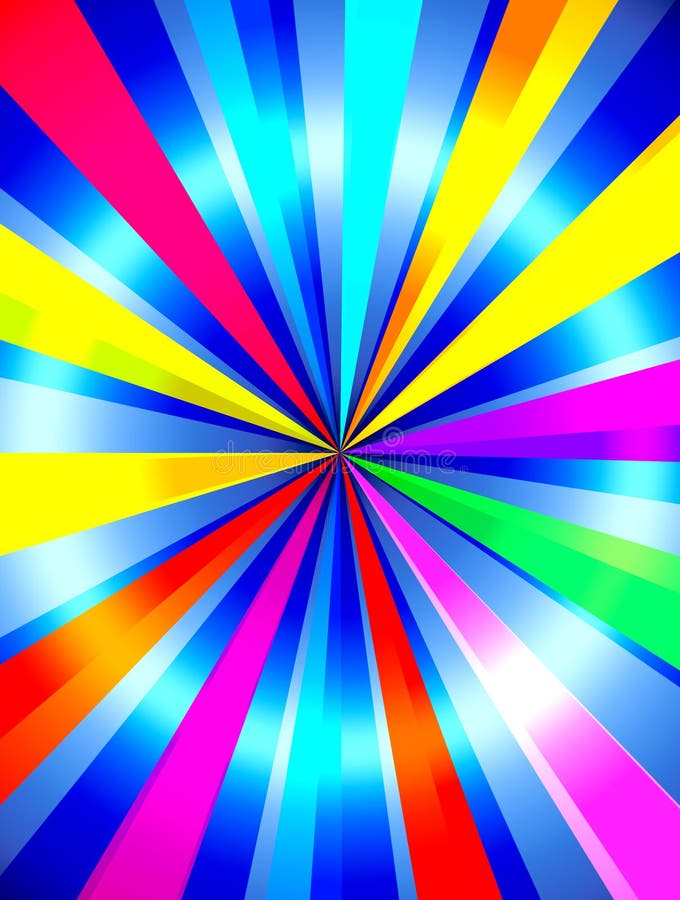 Spectrum rays background stock vector. Illustration of colorful - 10095846
