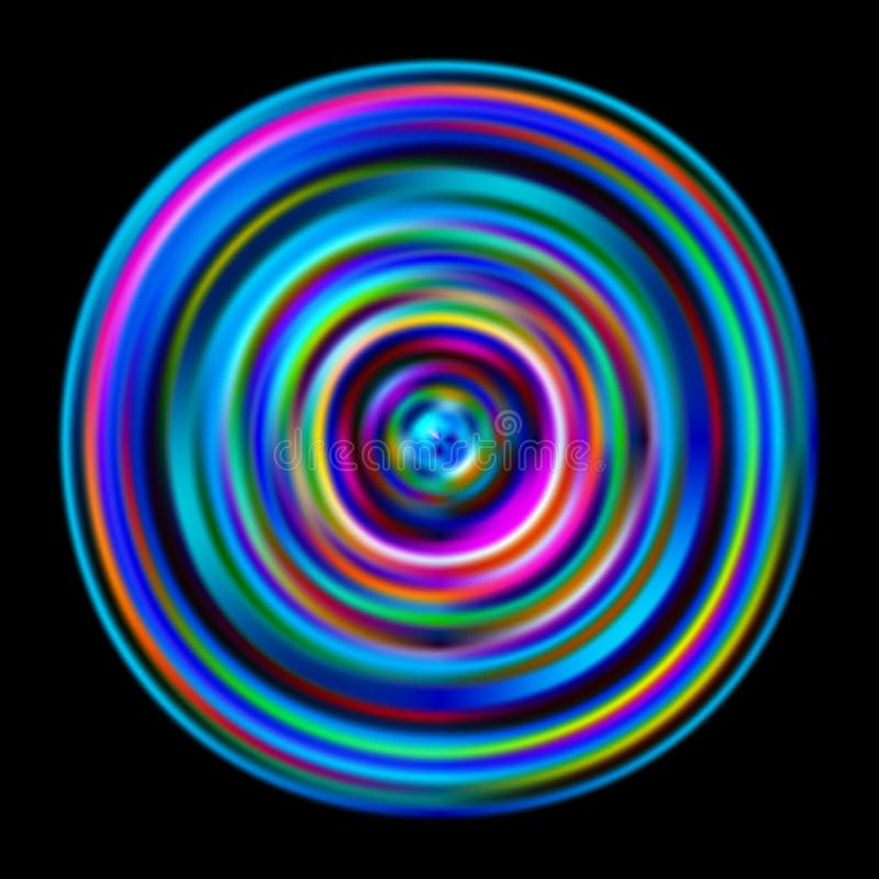 Bright Multicolored Disk. Vector Illustration in Chromatic Color Stock ...