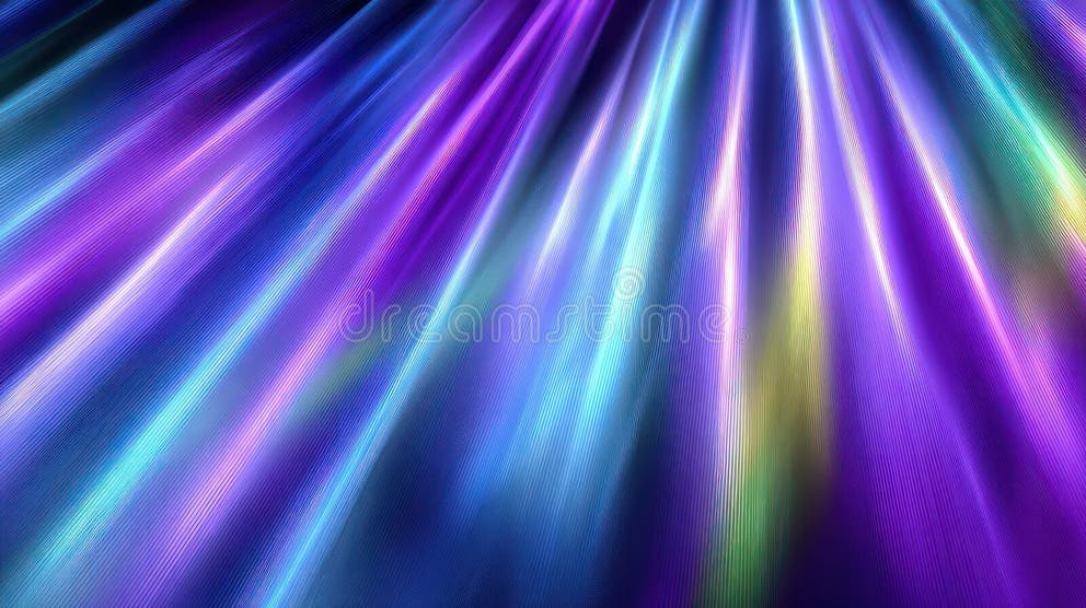 Bright Multicolored Light Beams Creating Prism Dispersion Effect with ...