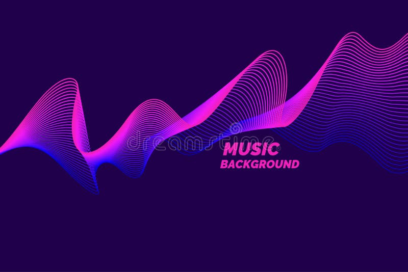 Bright Music Poster with Microphone of Glitter Place for Text. Vector ...