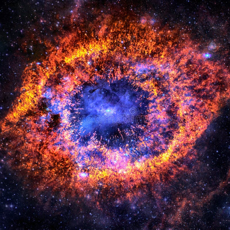 Bright Nebula with Stars in Outer Space Elements of this Image ...