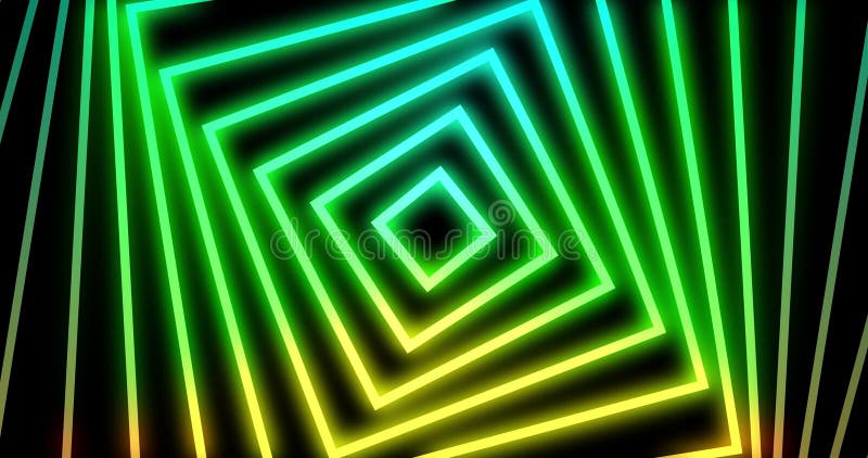 Bright Neon Abstract Gradient Lines Tech Futuristic Motion Background ...