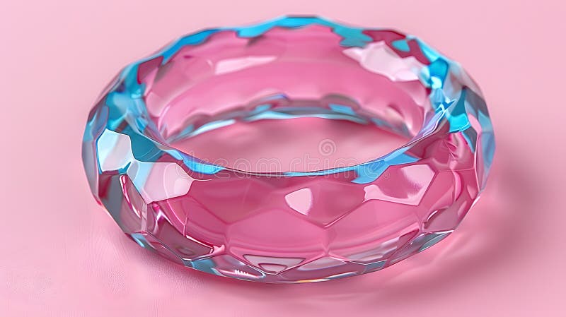 Bright Neon Flare and Shiny Translucent Ring Stock Photo - Image of ...