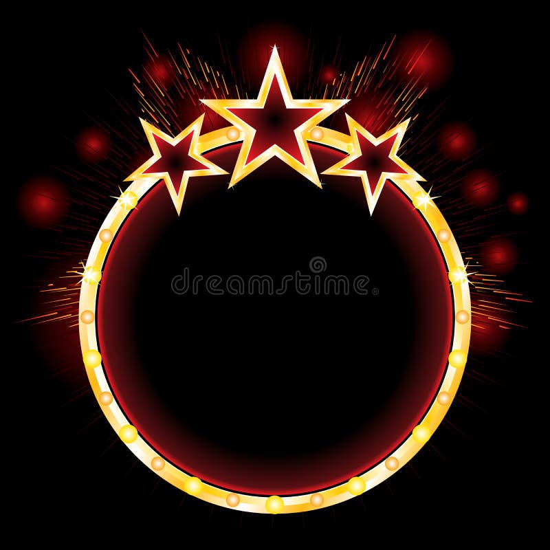Entertainment sign stock vector. Illustration of entrance - 12977650
