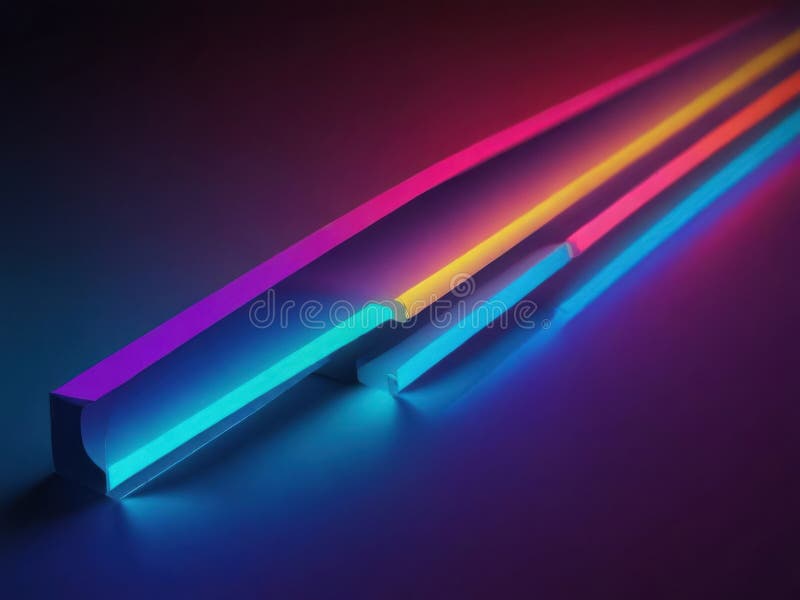 Bright Neon Gradient Background Creating a Striking and Modern Visual ...