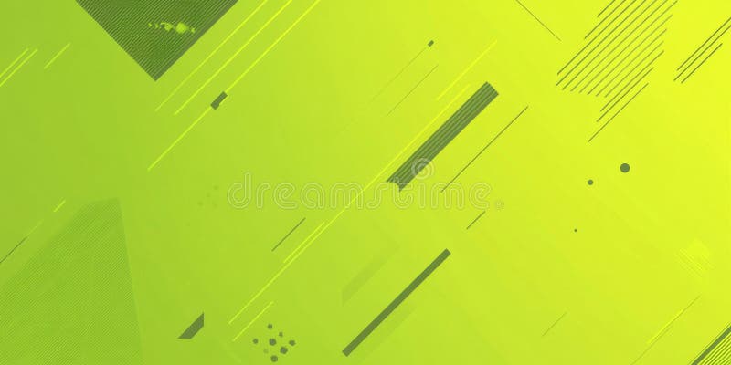 A Bright Neon Green Background with Abstract Angular Shapes that Create ...