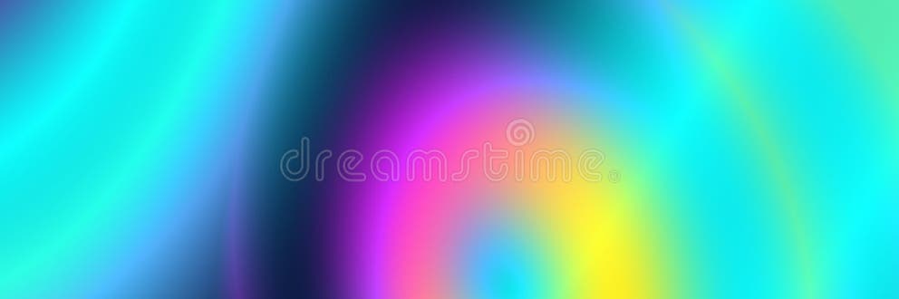 Bright Neon Party Abstract Header Design Stock Illustration ...