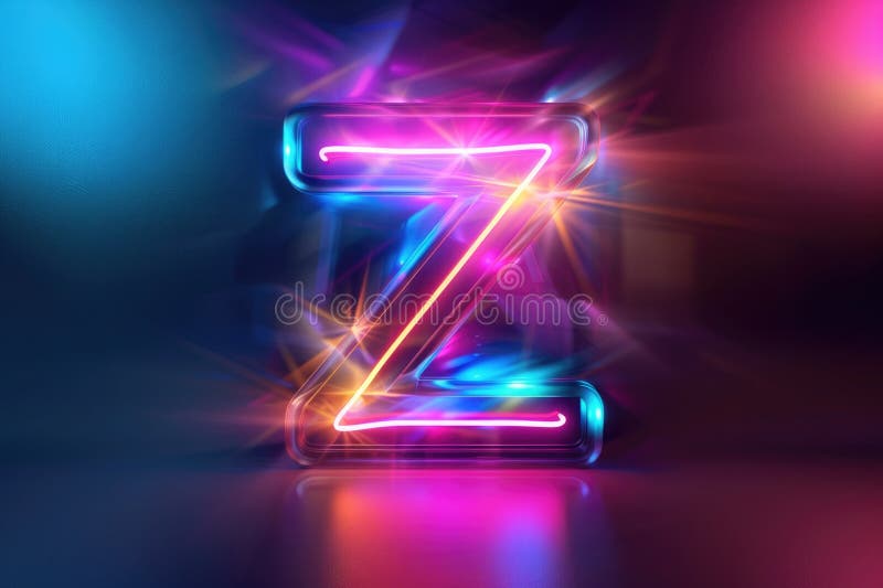Neon Alphabet Letters To Z Kids Stock Photos - Free & Royalty-Free ...